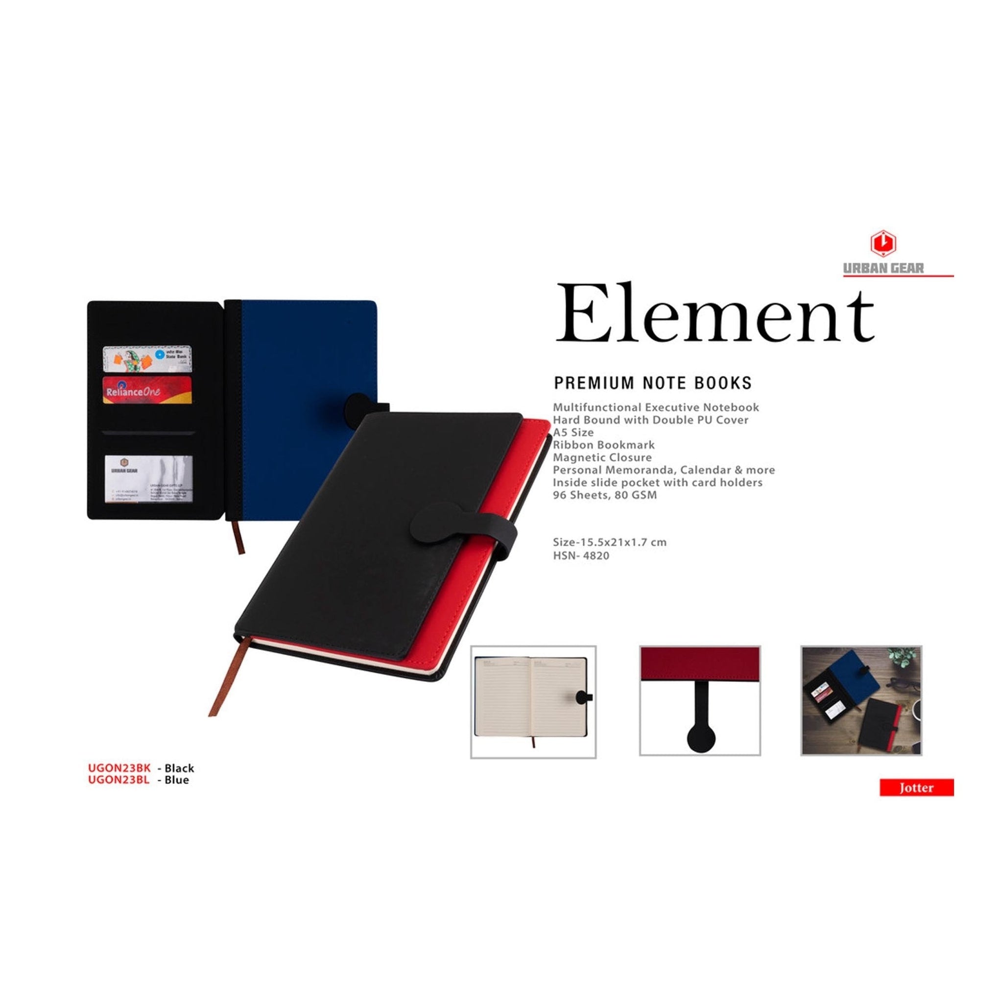 Element Premium Note Books — Metro Corporate Concepts